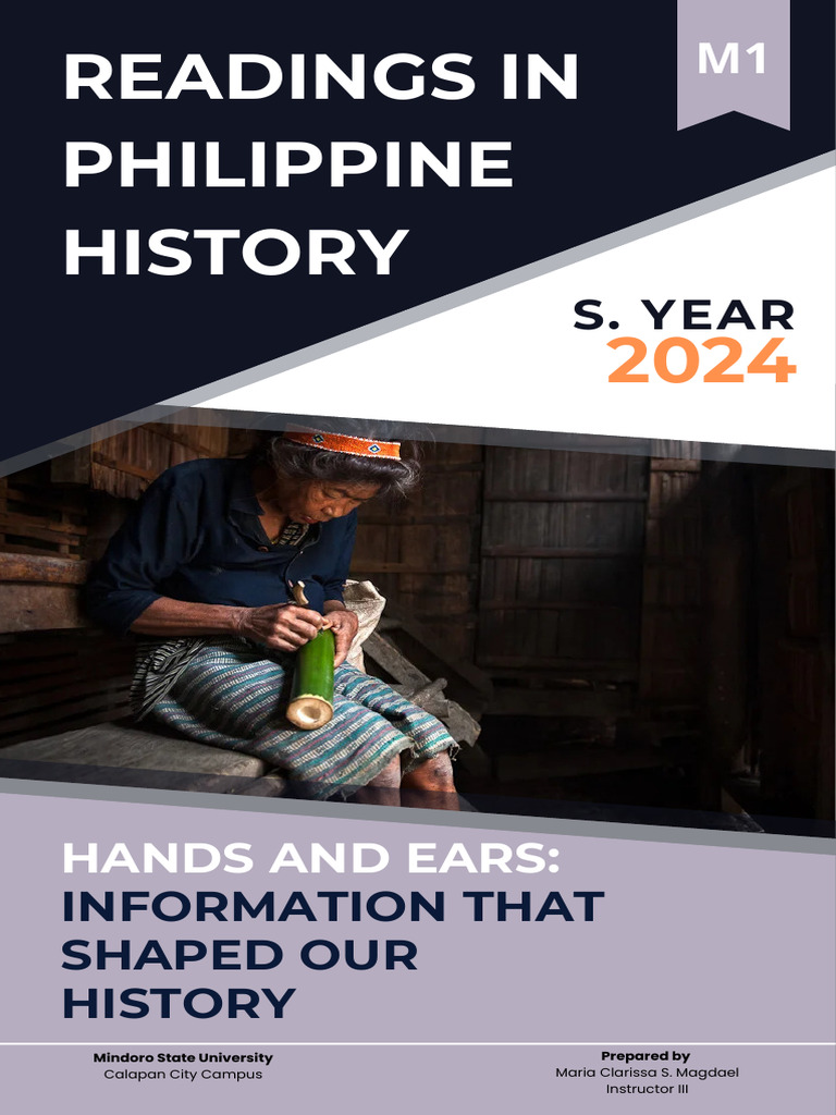 Readings in Philippine History Module 1 - MCM - Mindoro State Univesity - REV1 | PDF