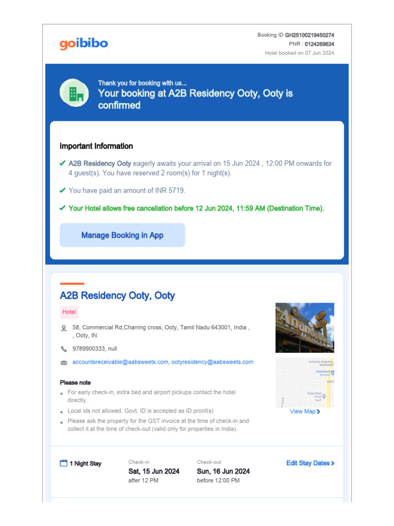 Booking Confirmation Voucher-6 | PDF