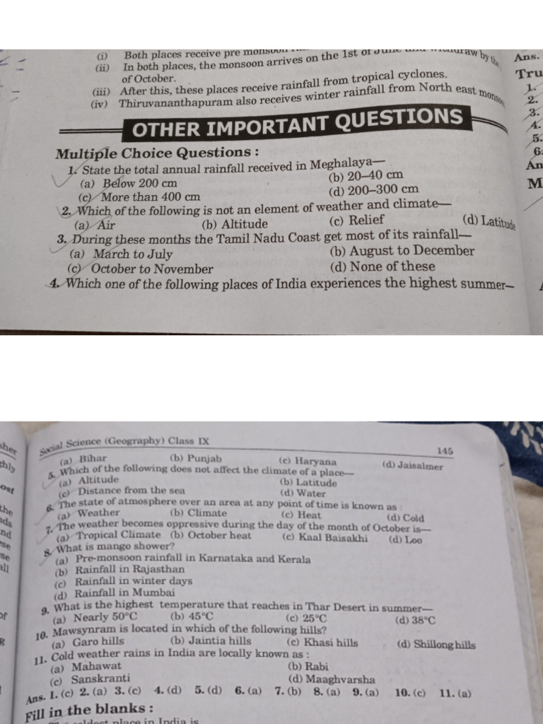 Geography CH 9 | PDF