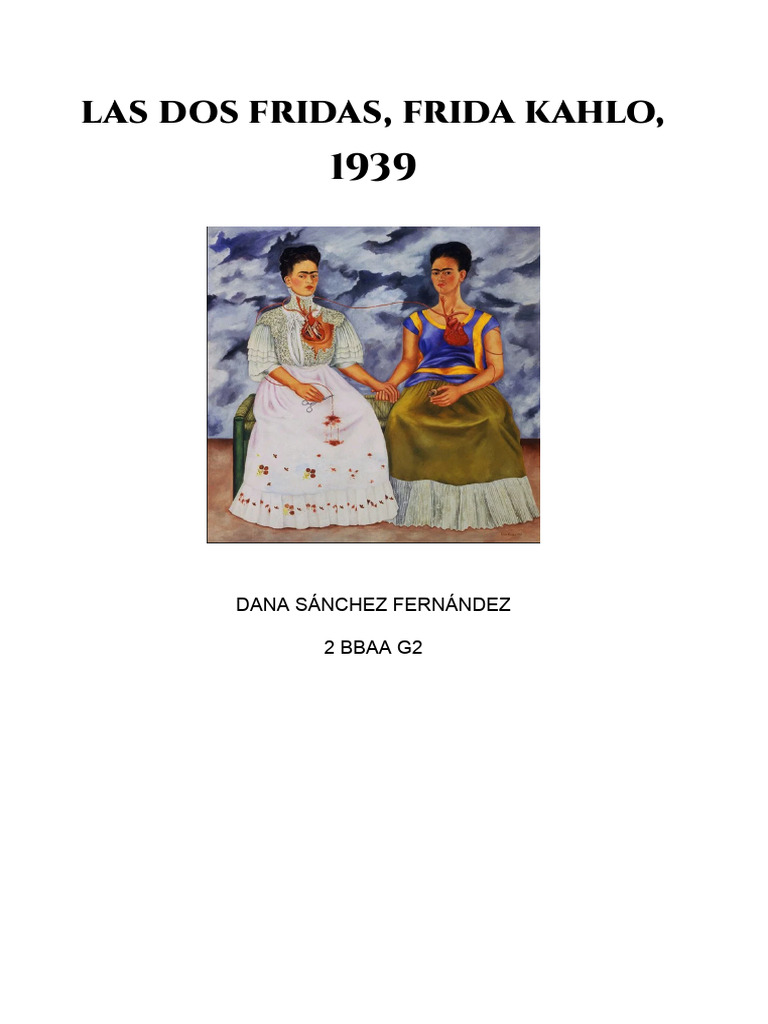 LAS DOS FRIDAS, Frida Khalo | PDF