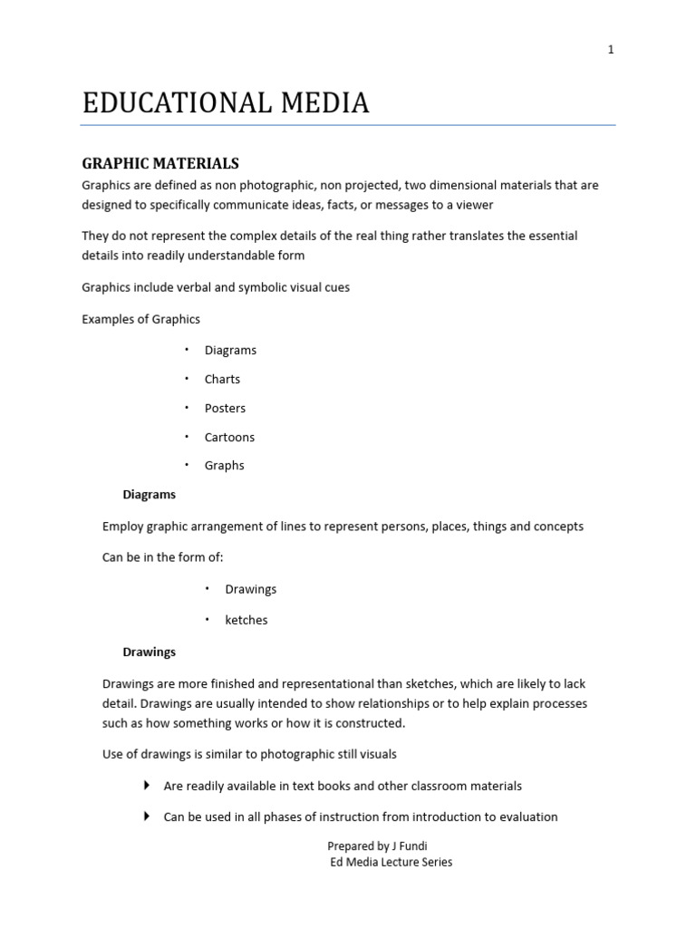 Graphic Materials | PDF