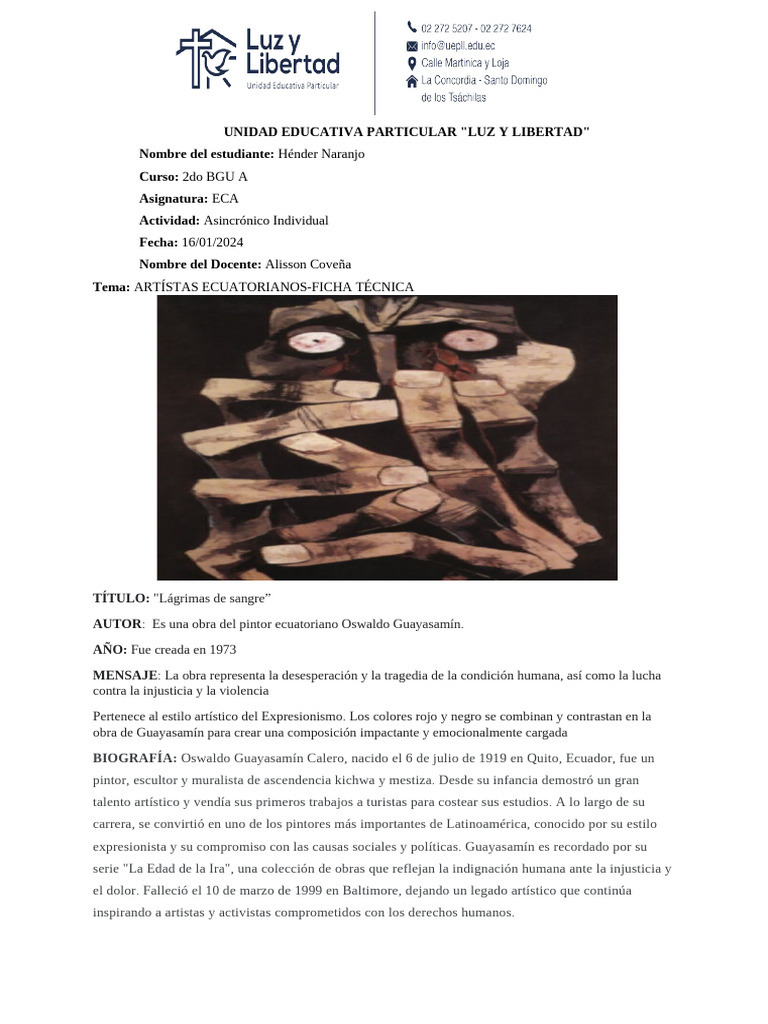 Eca FICHA TÉCNICA | PDF