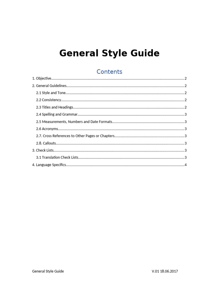 General French Style Guide | PDF