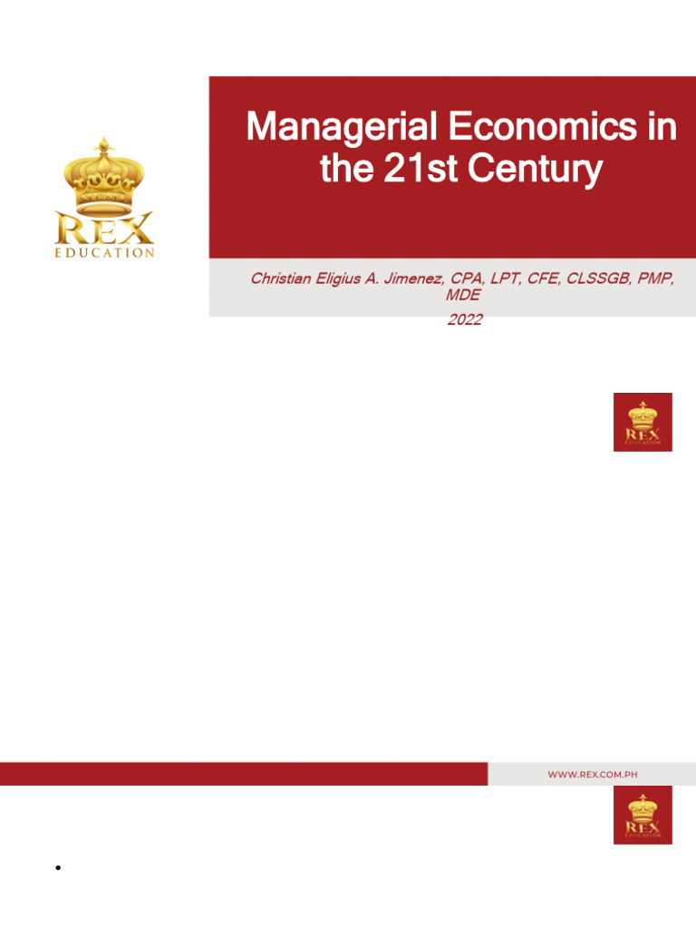 ME1 Economic Way of Thinking | PDF