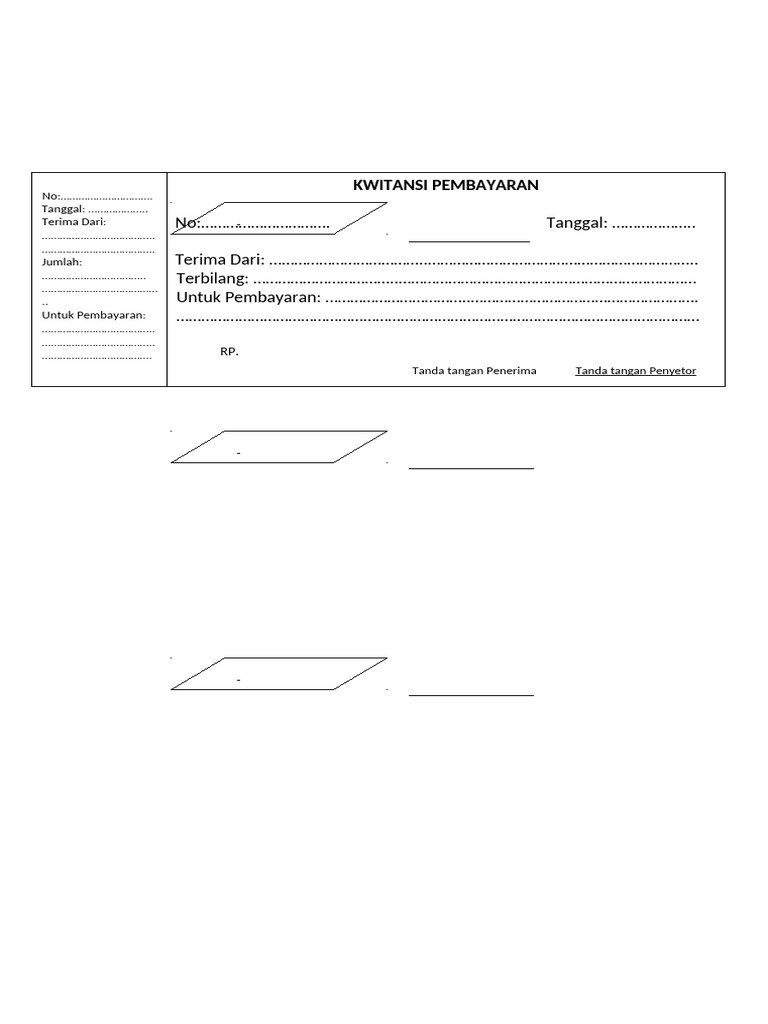 Kwitansi Draft 111 | PDF