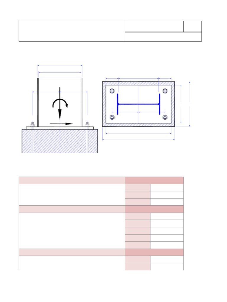 Base Plate Pedestal Kolom WF300 | PDF
