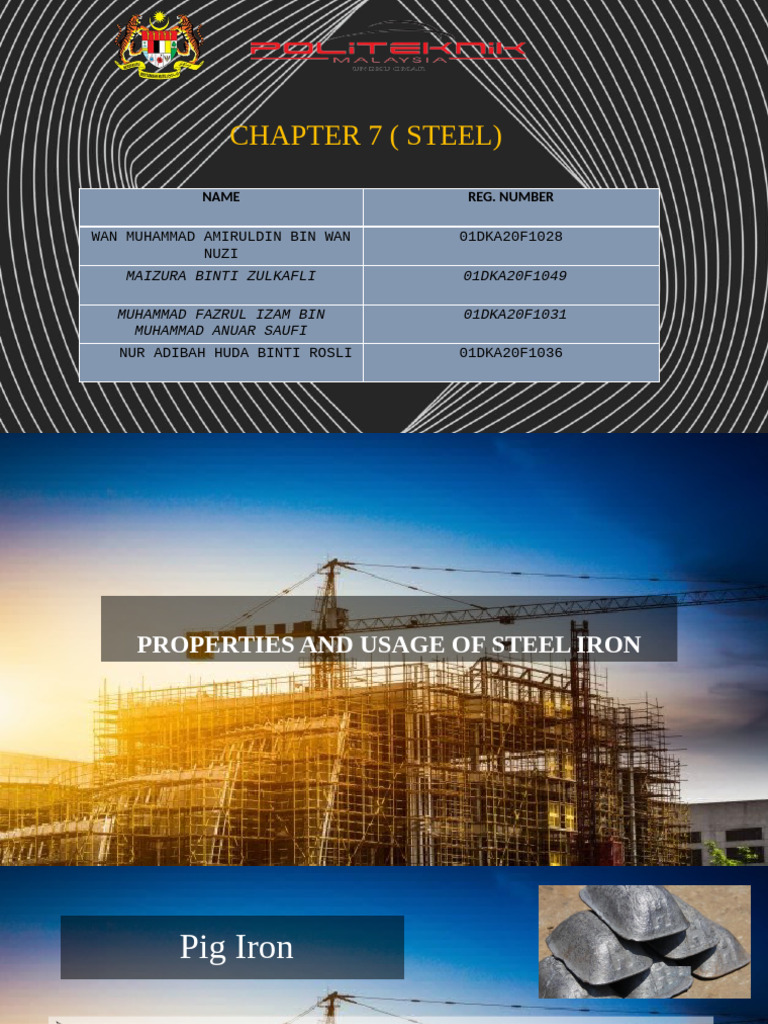 Chapter 7 STEEL | PDF