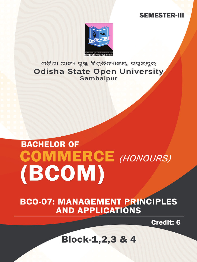 Management Principles and Applications | PDF