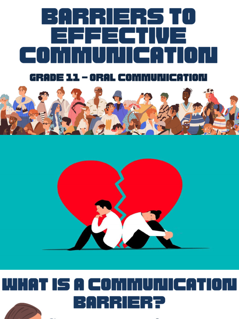 Communication Barriers | PDF