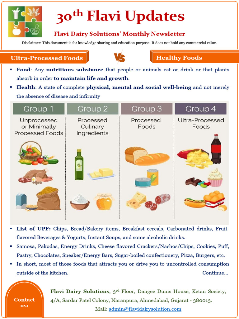30th Flavi Updates 1707205911 | PDF | Milk | Fat