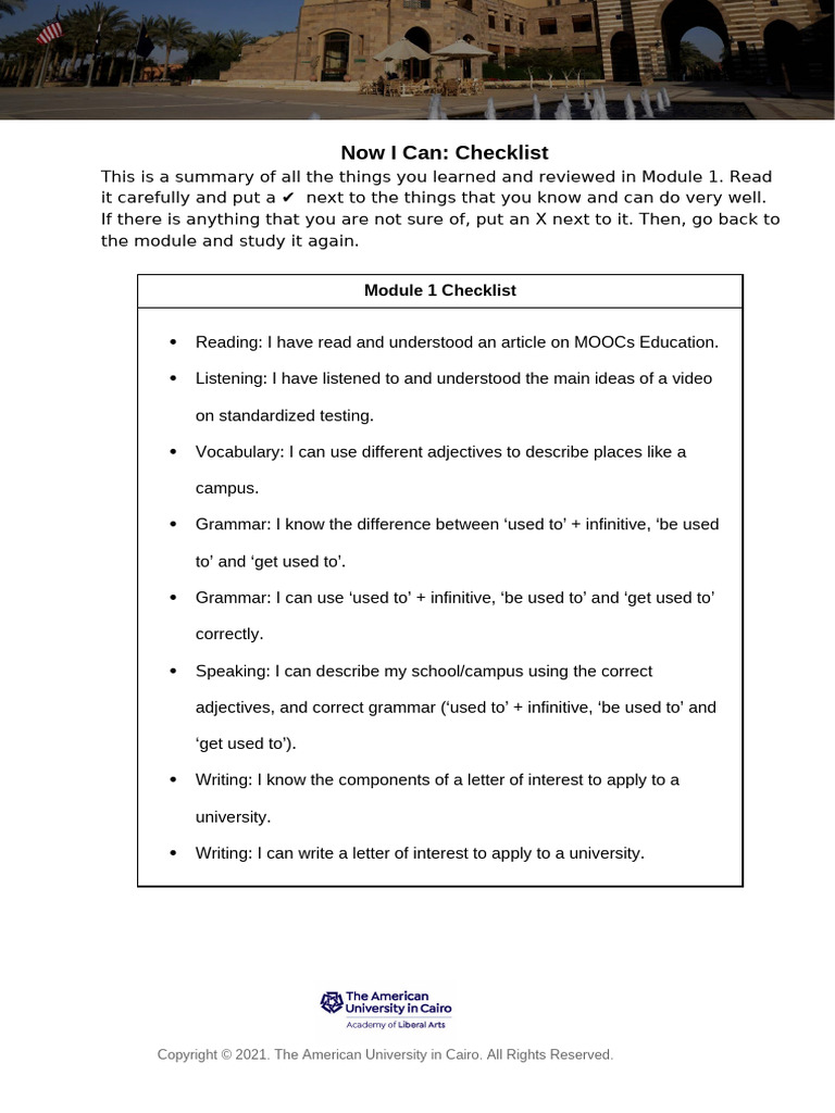 1.13 Now I can_ Checklist (3) | PDF