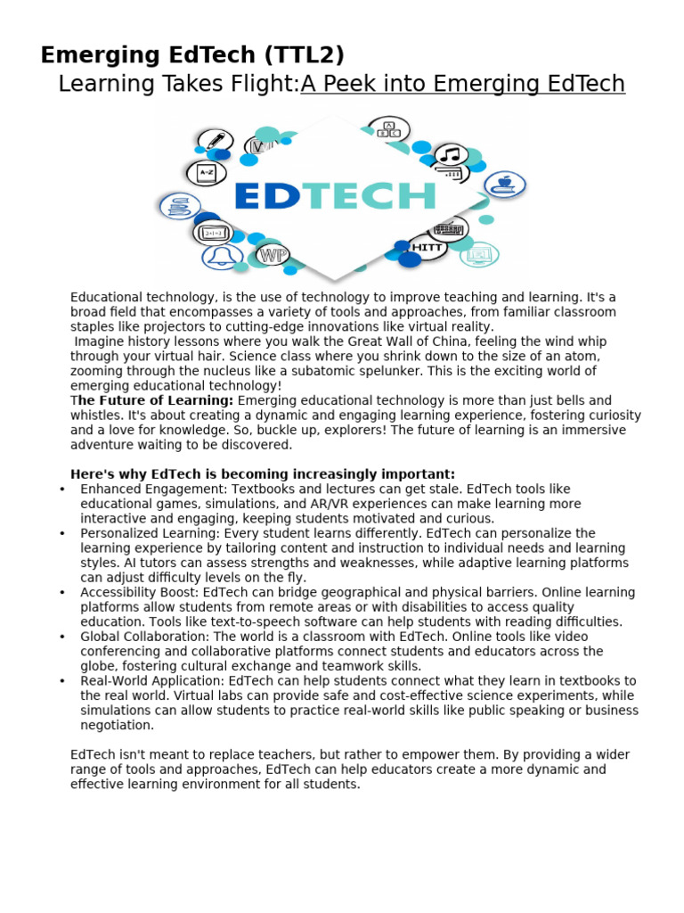 Emerging EdTech | PDF