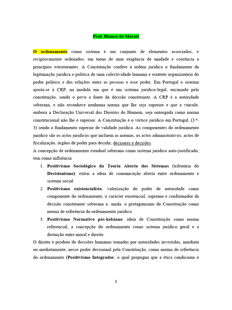 Apontamentos Aulas teóricas | PDF Apontamentos Aulas teóricas | PDF