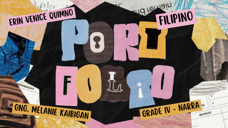 Erin Venice Quimno Filipino Portfolio Fornt Page | PDF