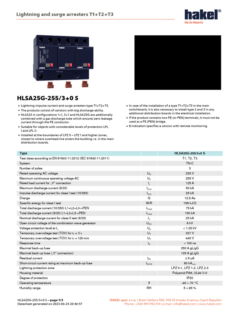 data-sheet-HLSA25G-255-3-0-S-10 468-En | PDF