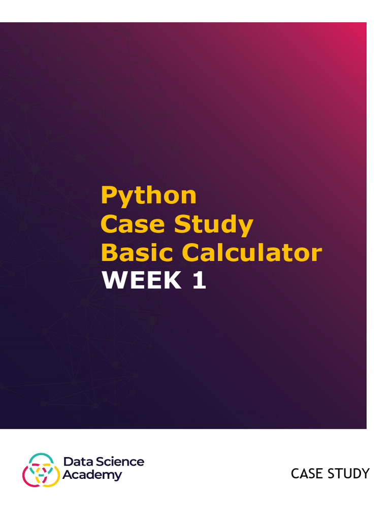 Case Study - Week - 1 | PDF