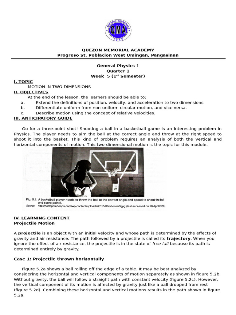 Gen - Physics1 Module 5 | PDF