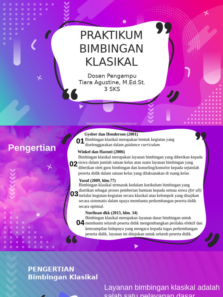 BK Klasikal Pertemuan 2-3 | PDF