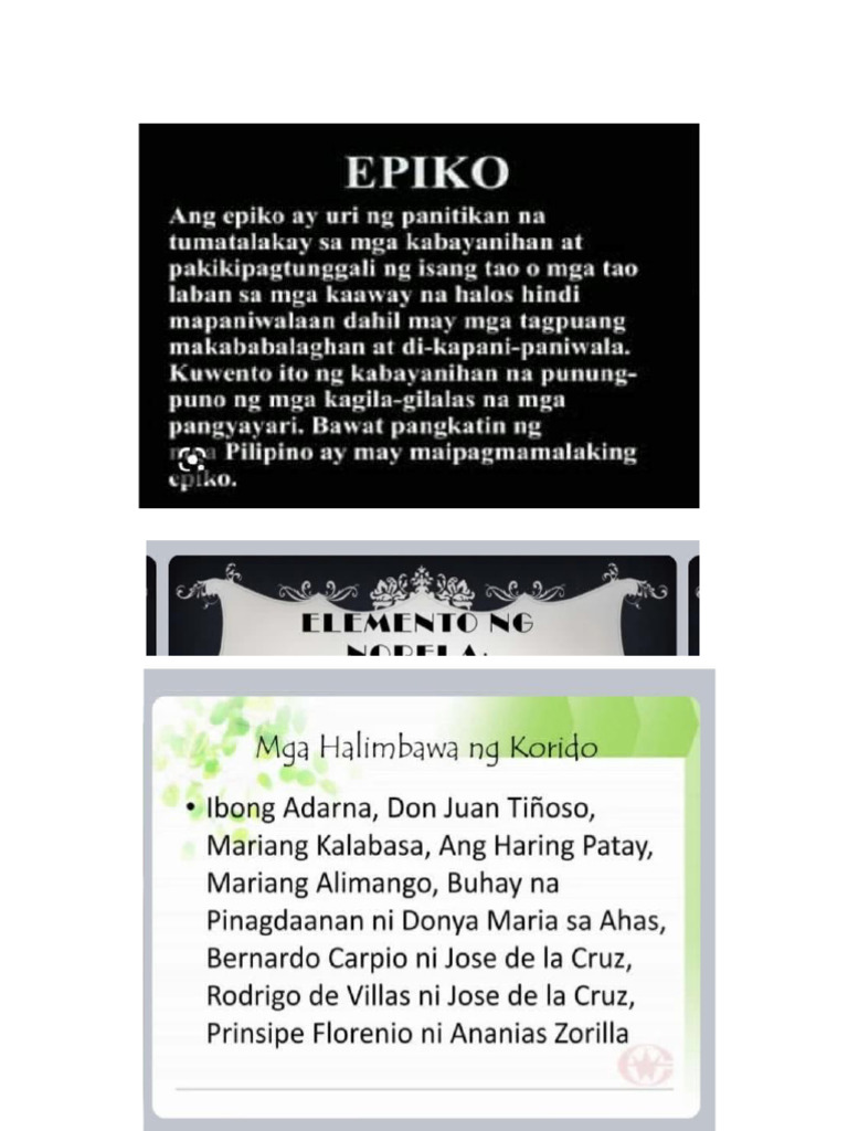 Filipino Epiko | PDF