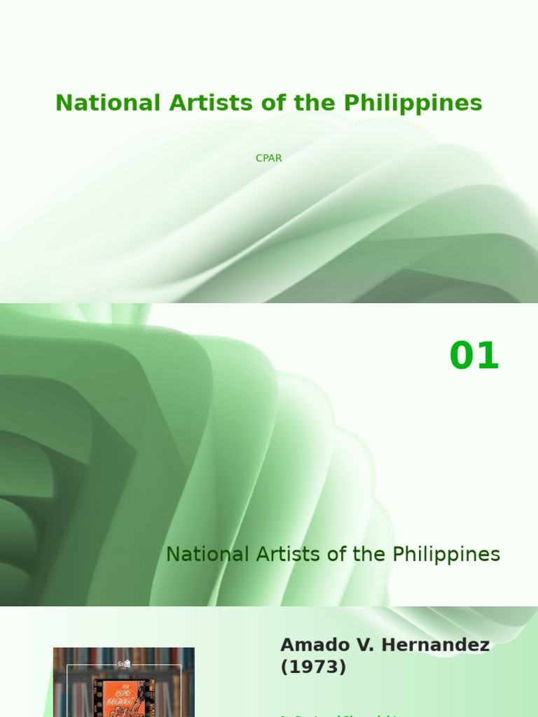 National Artists of The Philippines | PDF