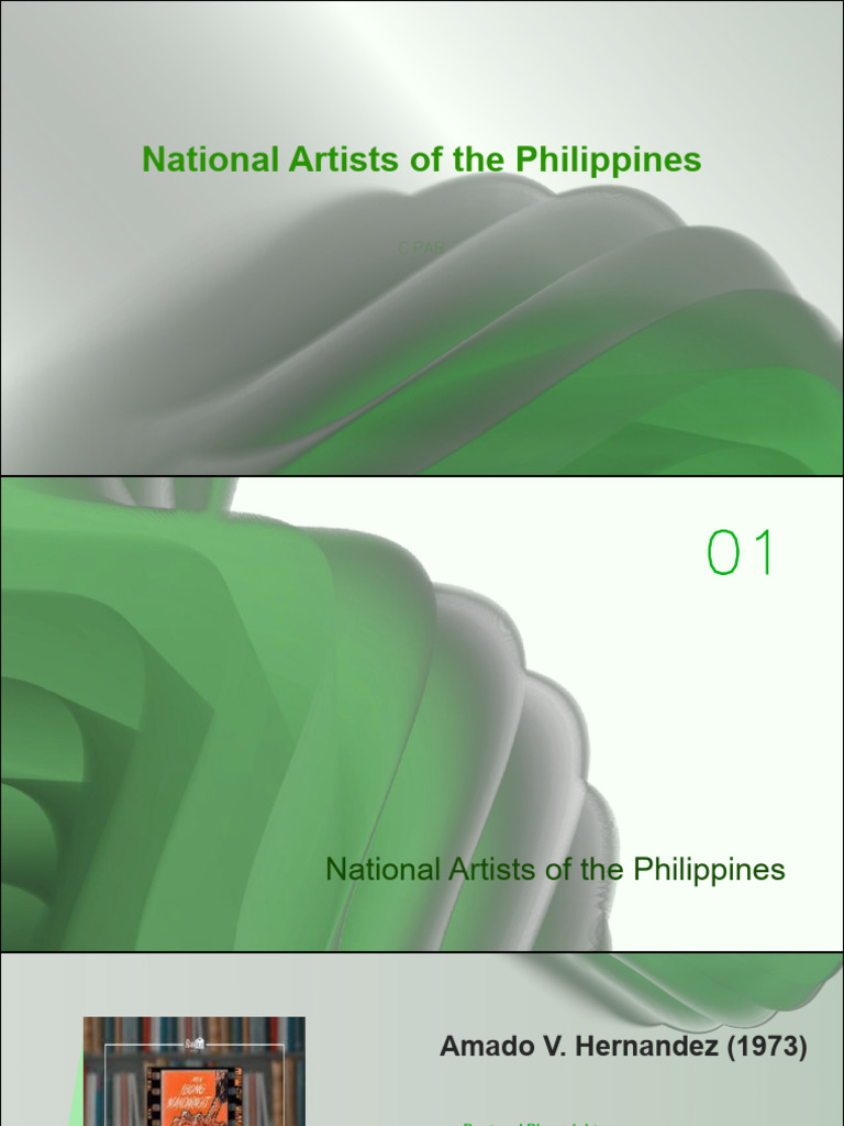 National Artists of the Philippines | PDF