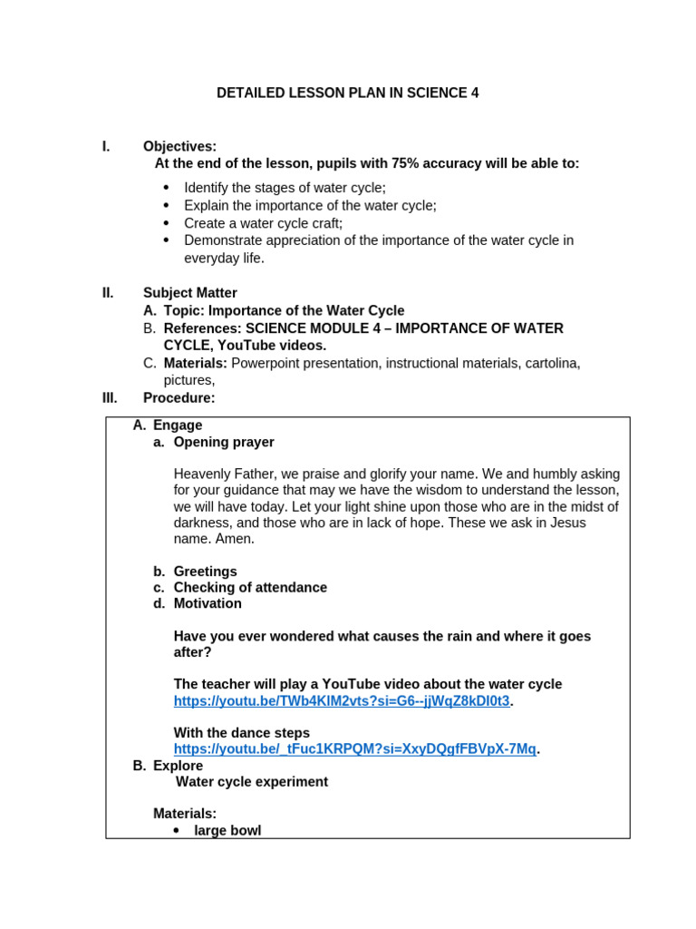 LESSON PLAN 4 | PDF