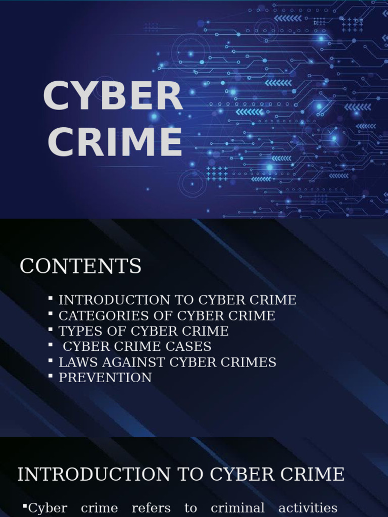 Cyber Crime.pptx Final-1 | PDF