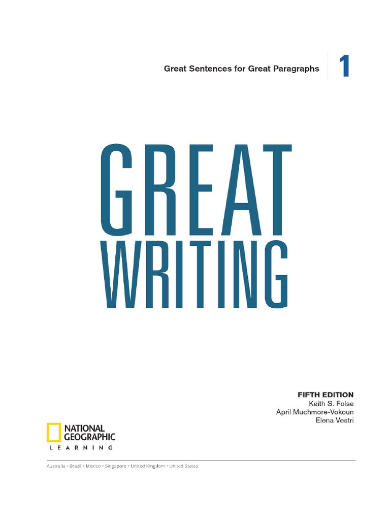 Great Writing 1 | PDF