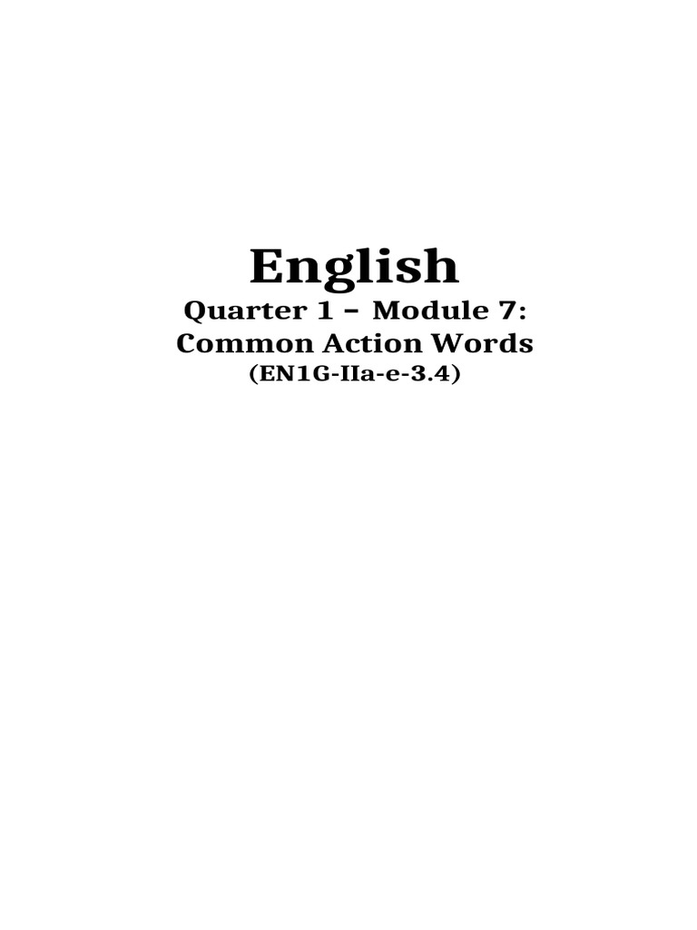 English 2 Module 7 Q1 | PDF