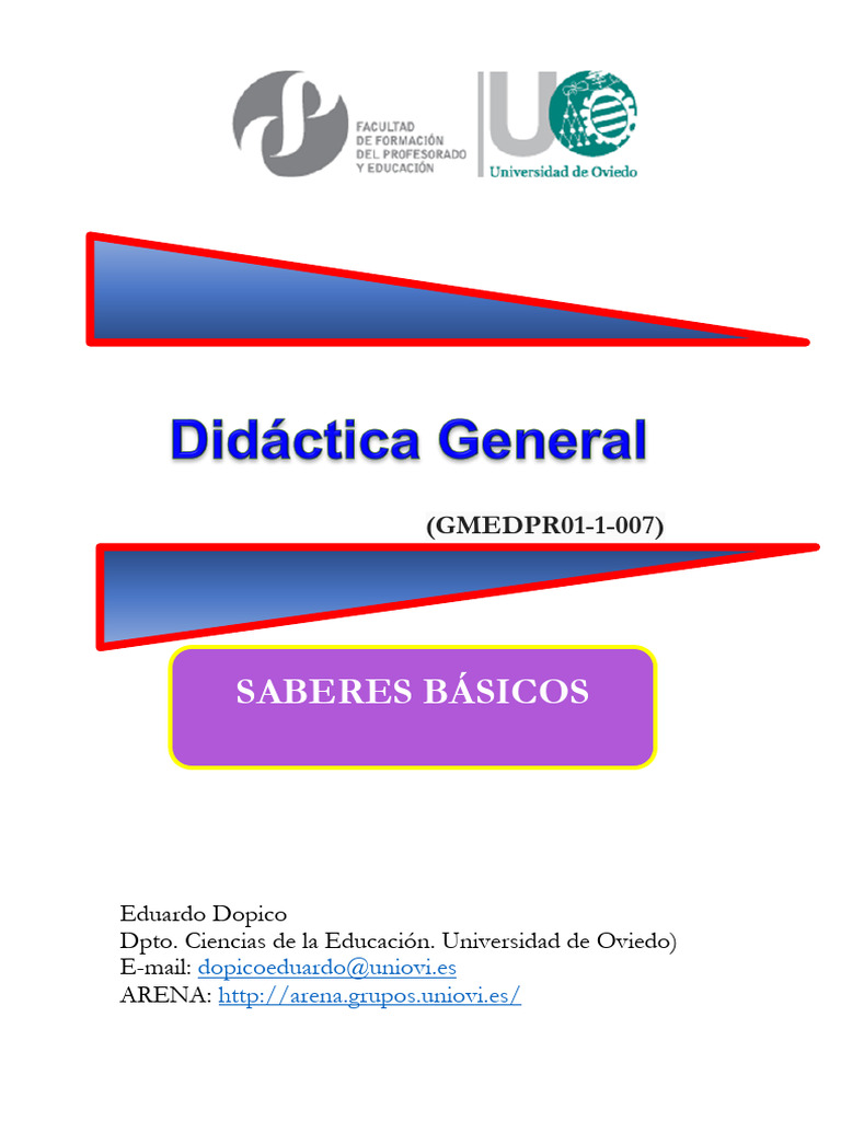 Saberes Básicos - Didáctica General | PDF