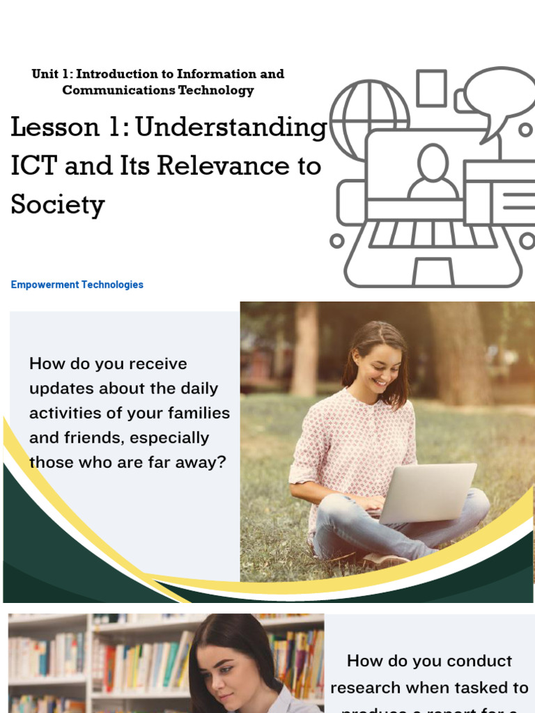 Introduction To Information Communications Technology | PDF