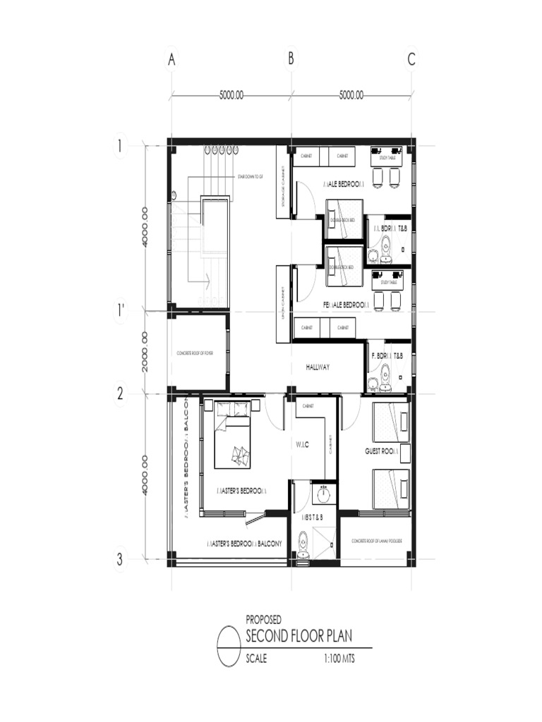 HOUSE-SECOND-FLOOR-PLAN | PDF