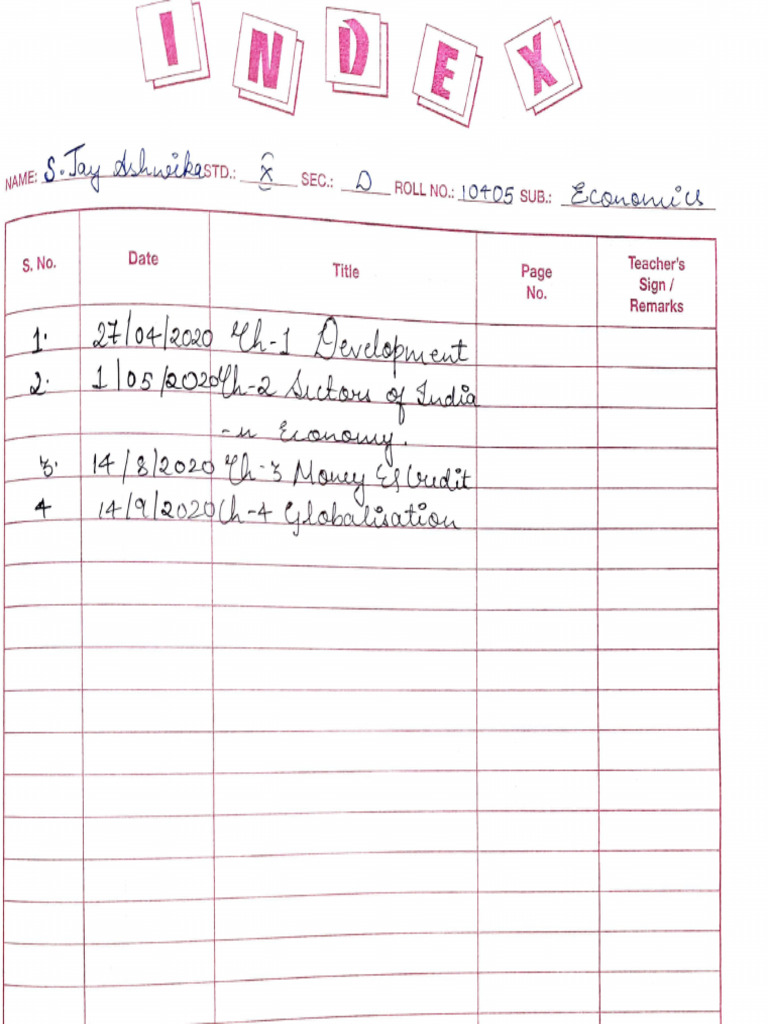 Economics Notebook Submission | PDF