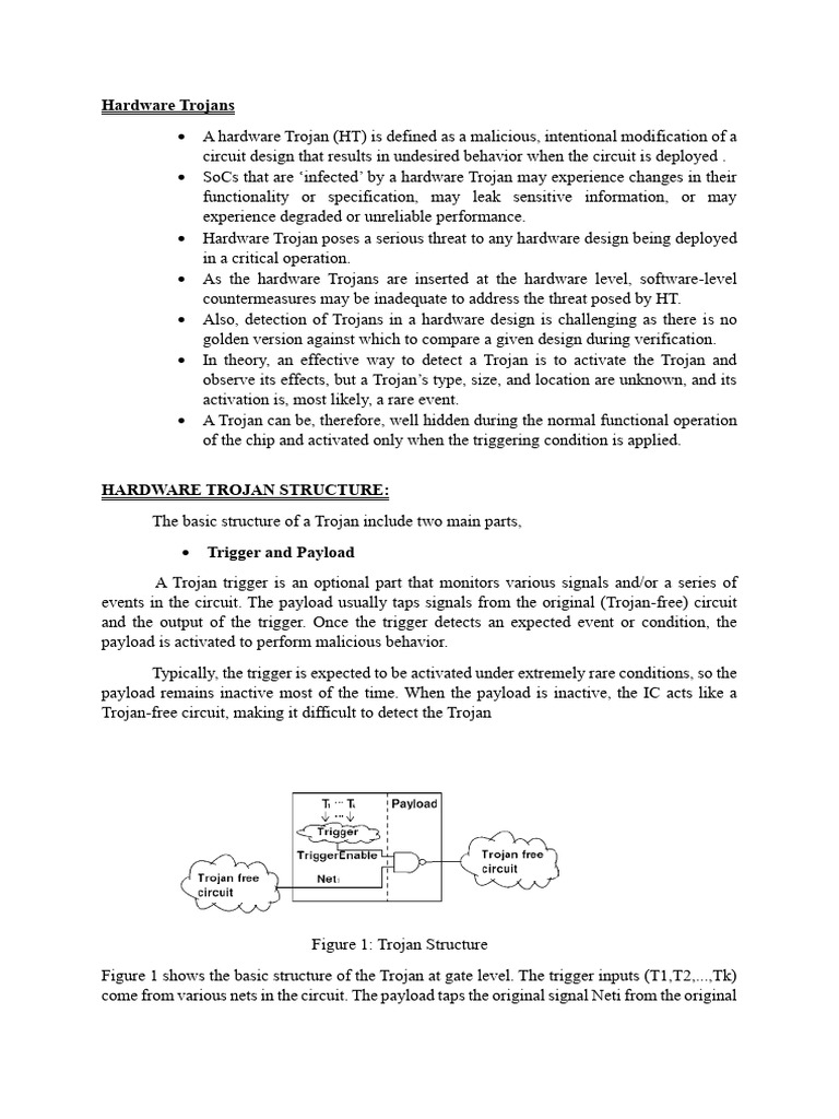 1. hardware trojan | PDF