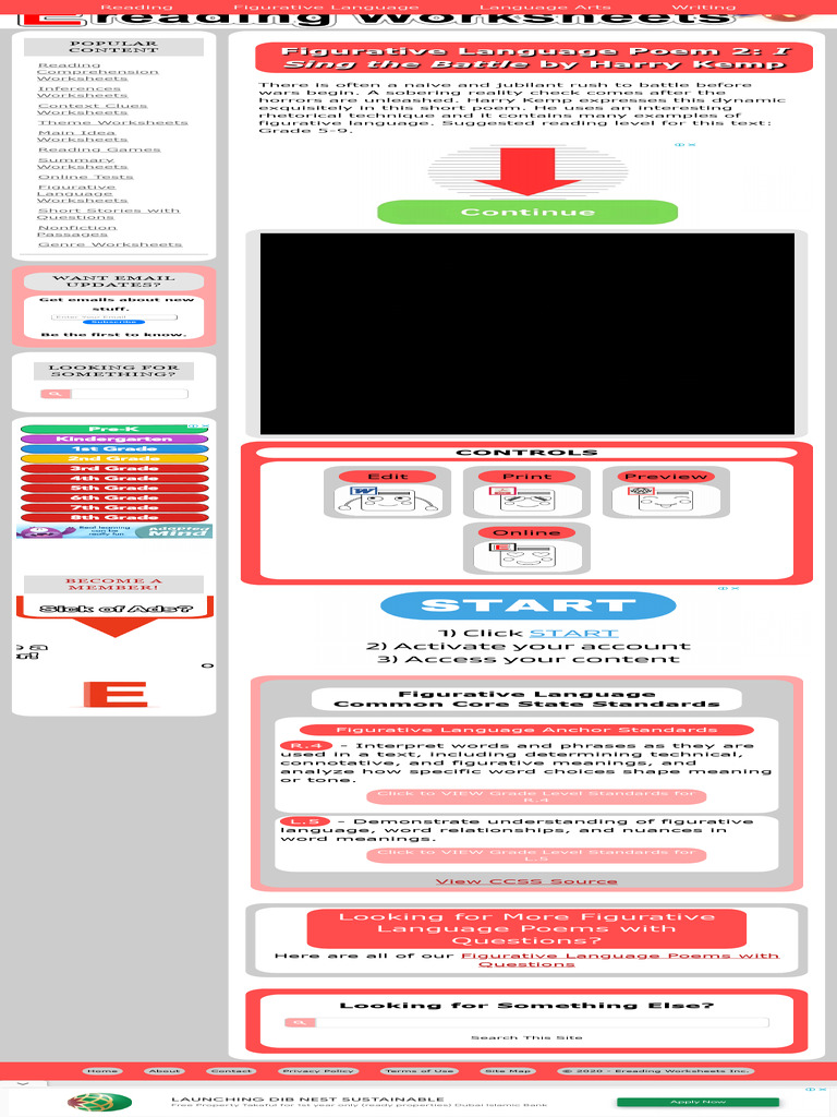 Figurative Language Poem 2 Emi Sing The Battle | PDF