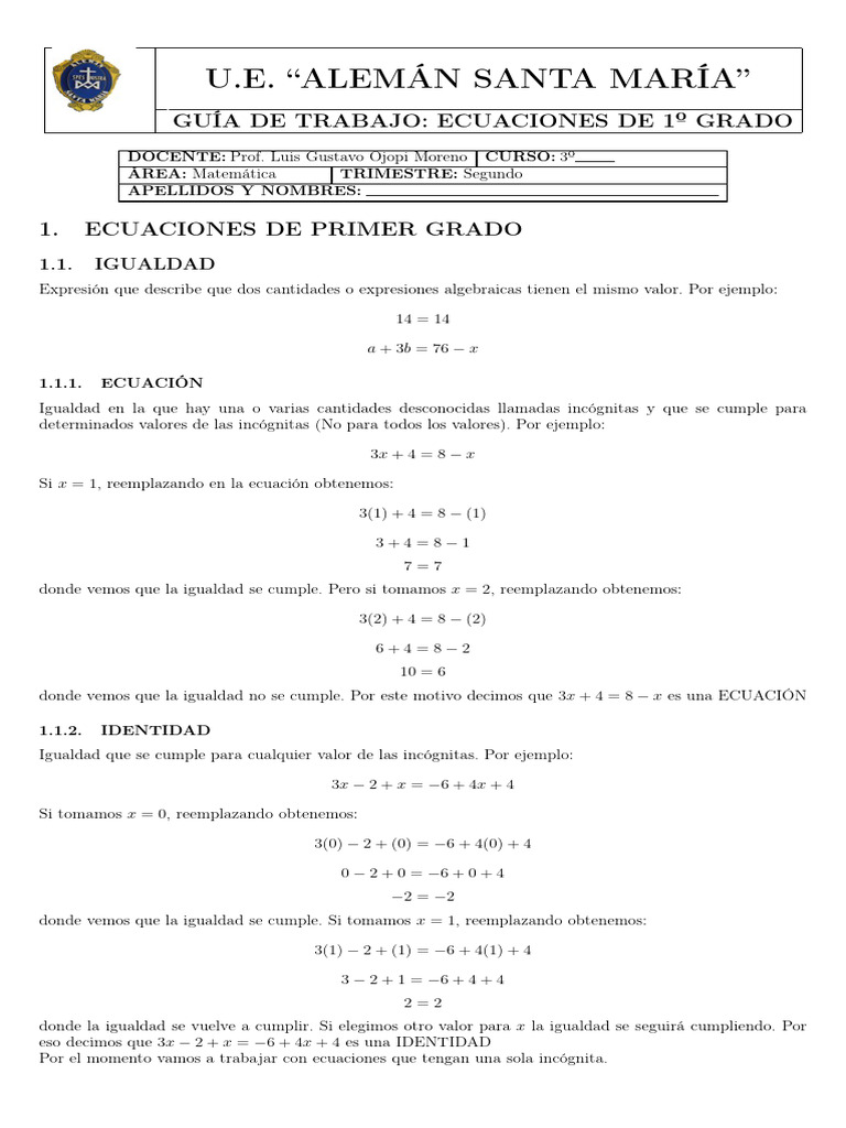Matematicas Guia Santa Maria | PDF