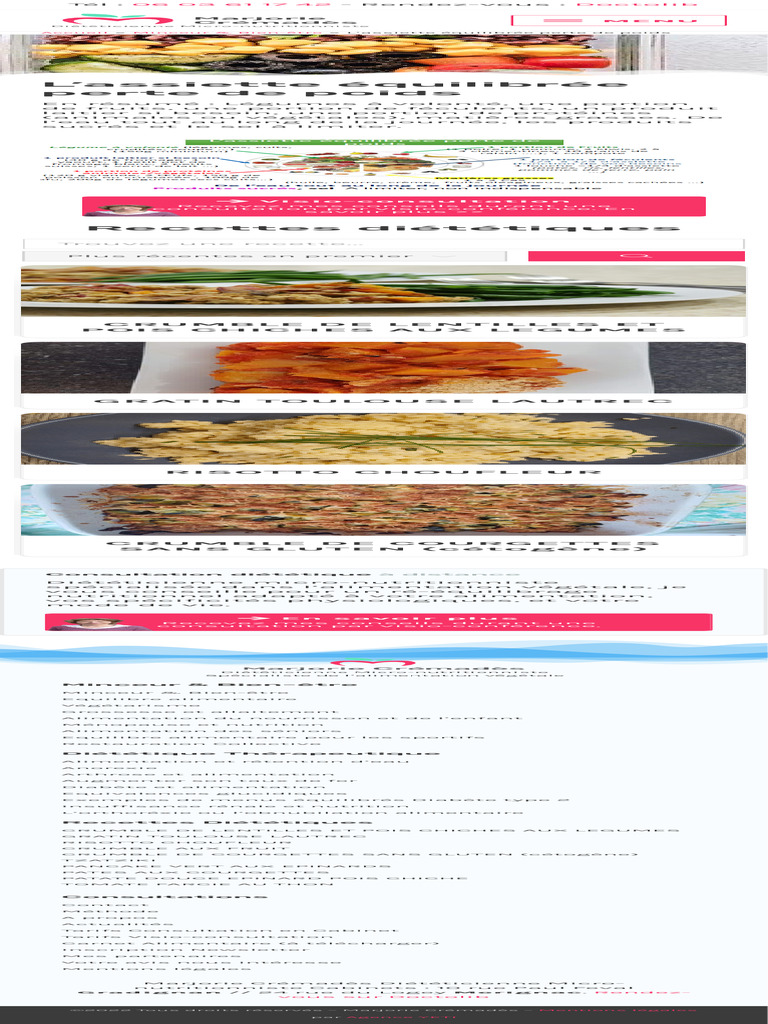 L'Assiette Équilibrée Perte de Poids - Marjorie Crémadès Diététicienne Micro-Nutritionniste ...