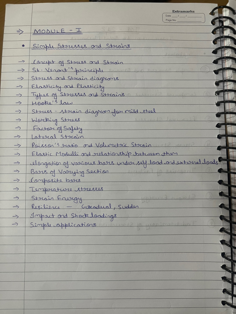 Module 1 Solid Mechanics Pdf