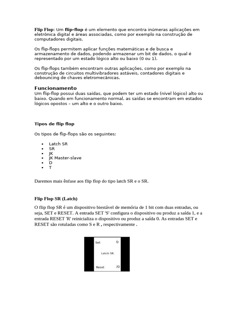Flip Flop SR | PDF
