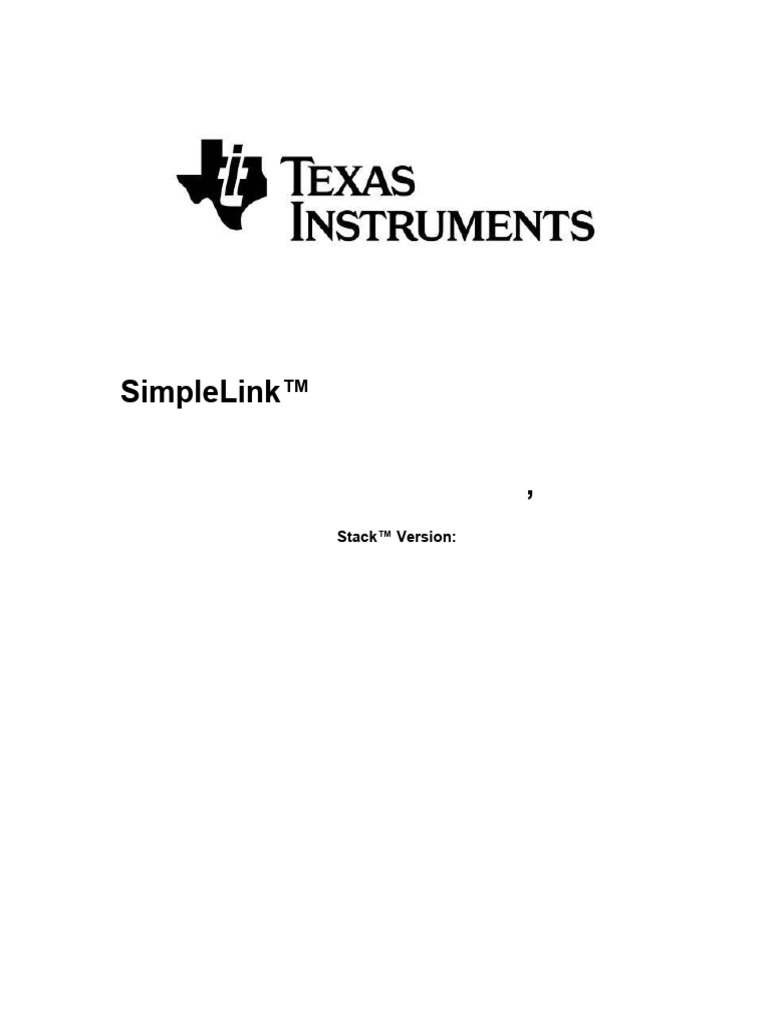 Cc2640 Ble Oad User's Guide | PDF