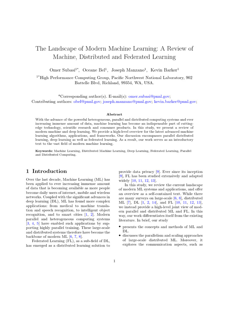 Modern Machine Learning Review | PDF | Machine Learning | Artificial Neural Network