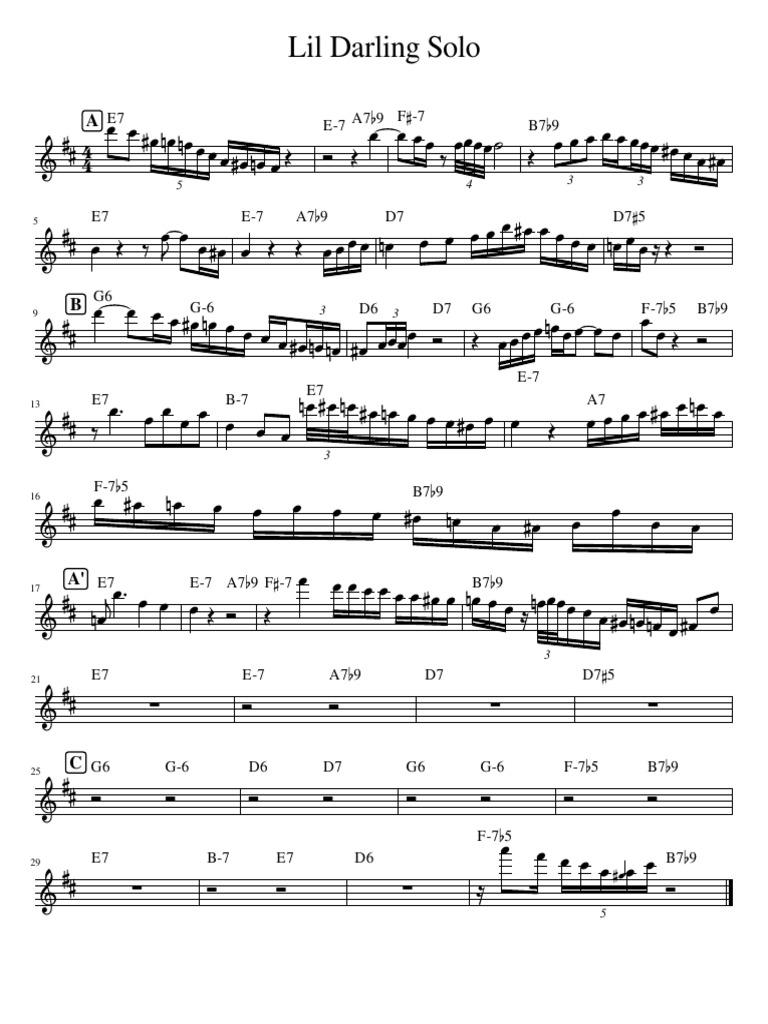 Lil Darling Solo | PDF
