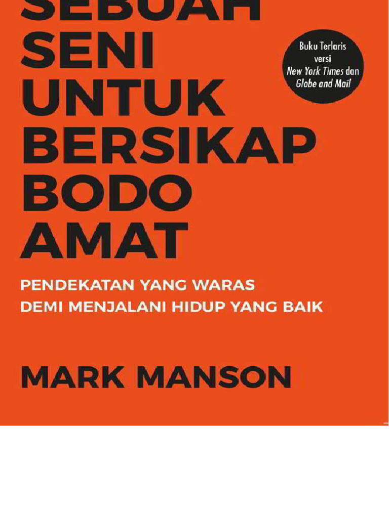 (INDO) Sebuah Seni Untuk Bersikap Bodo Amat | PDF