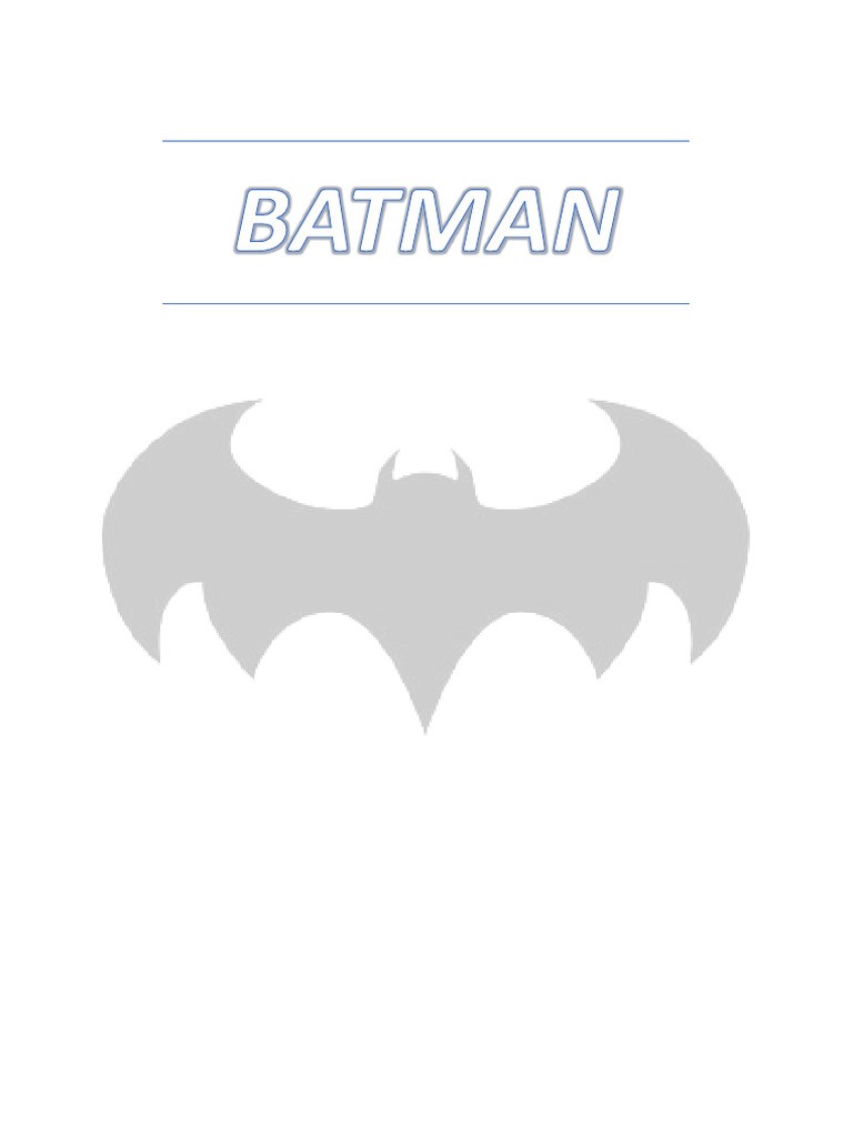 BATMAN | PDF