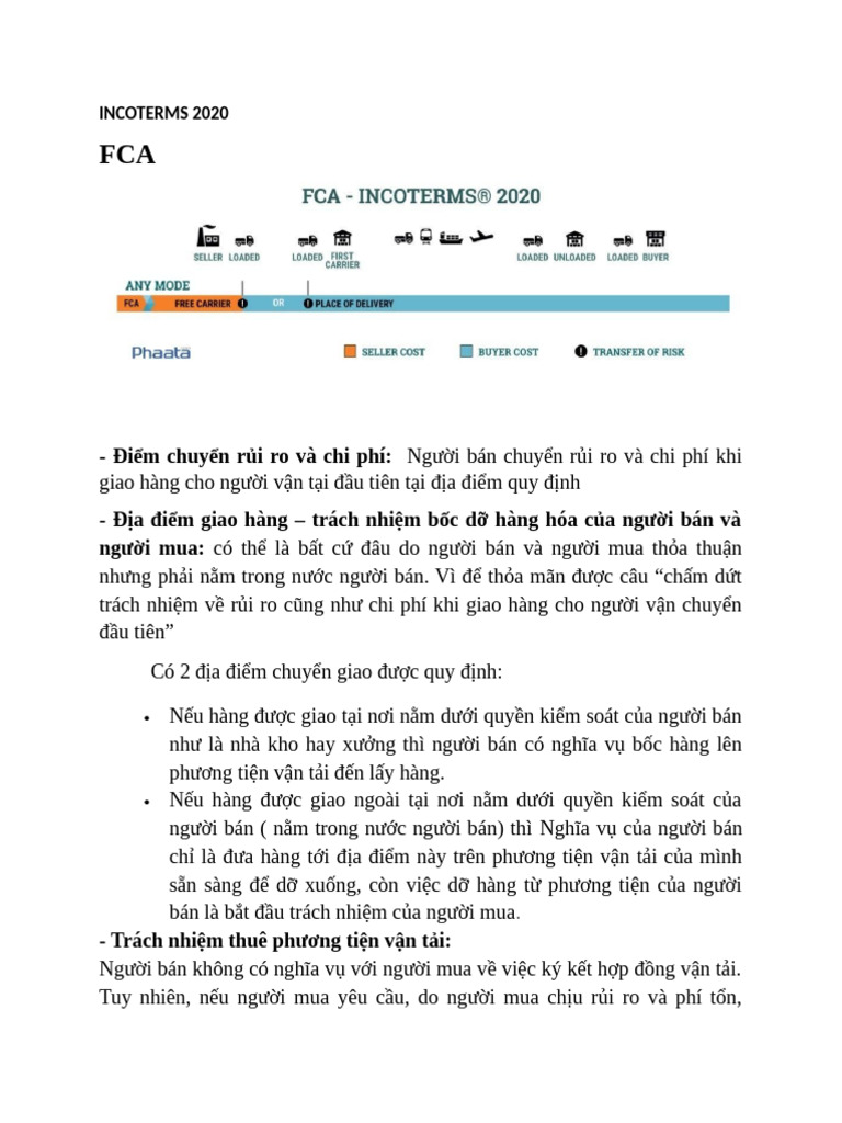 Nhóm 1 - Fca Fob Cif Dpu | PDF