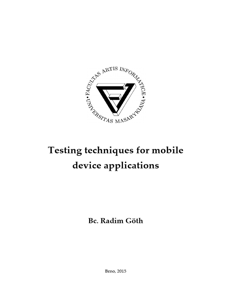 Thesis | PDF | Android (Operating System) | Computers