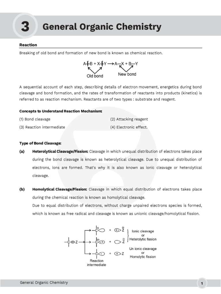 General Organic Chemistry 4.0 | PDF