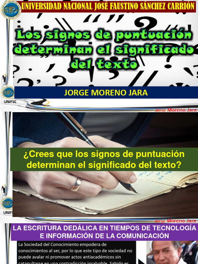 Los Signos de Puntuacion Determinan El S | PDF