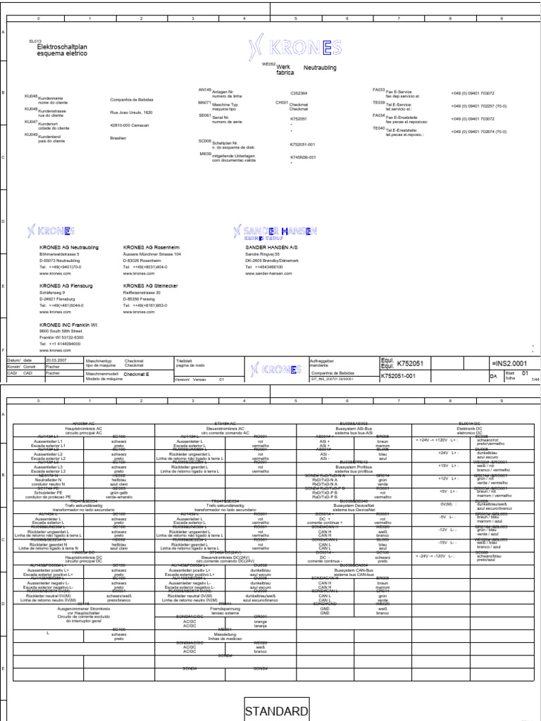 Esquema Eletrico Checkmat | PDF