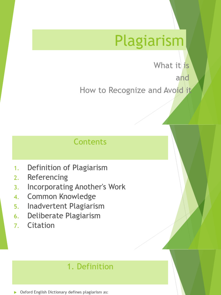PLAGIARISM | PDF